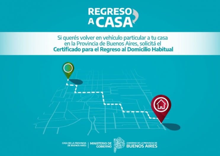 CERTIFICADO PARA EL REGRESO AL DOMICILIO HABITUAL DE LOS BONAERENSES ... CERTIFICADO PARA EL REGRESO AL DOMICILIO HABITUAL DE LOS BONAERENSES ...